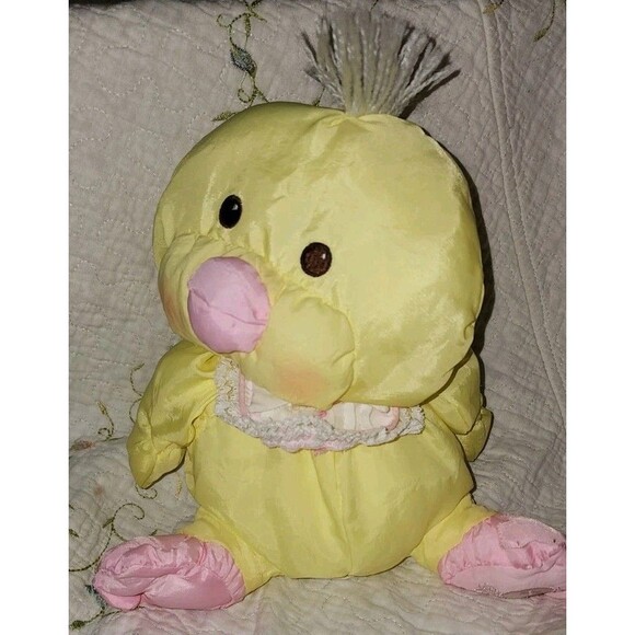 Fisher-Price | Toys | Vtg Fisher Price Puffalump 986 Plush Yellow Duck ...